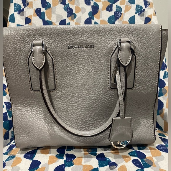 Michael Kors | Bags | Gray Leather Michael Kors Bag | Poshmark